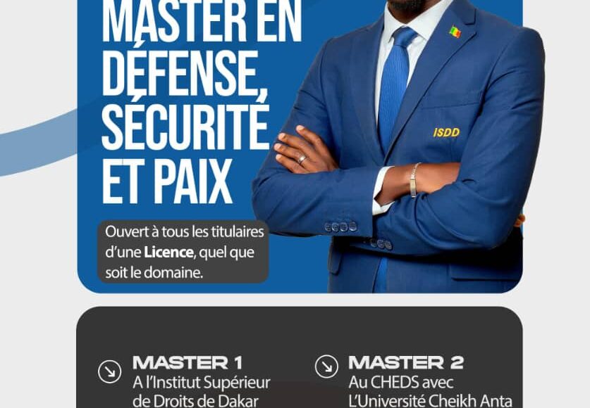 Master en Défense, Sécurité et Paix – ISDD x CHEDS – ISDD